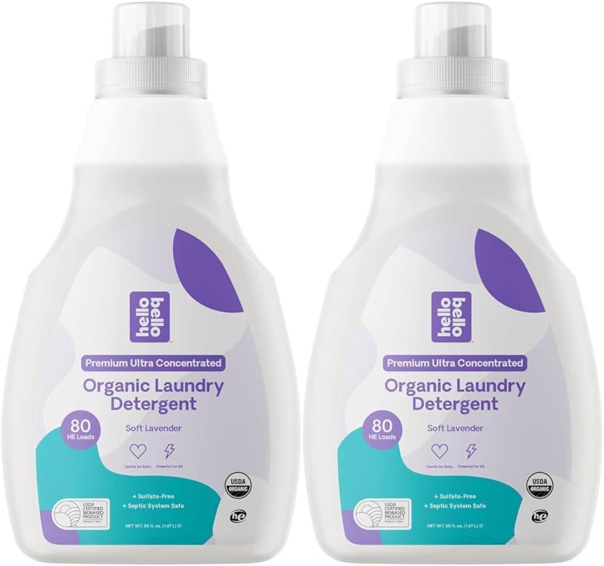 Concentrated Laundry Detergent I Plant Based Organic Liquid Detergent ...