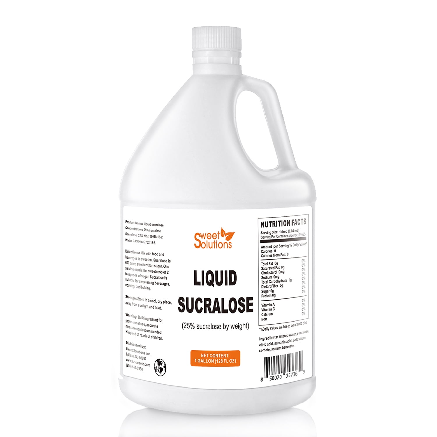 Concentrated Sucralose Sweetener, 25% Sugar Substitute, Keto-Friendly ...