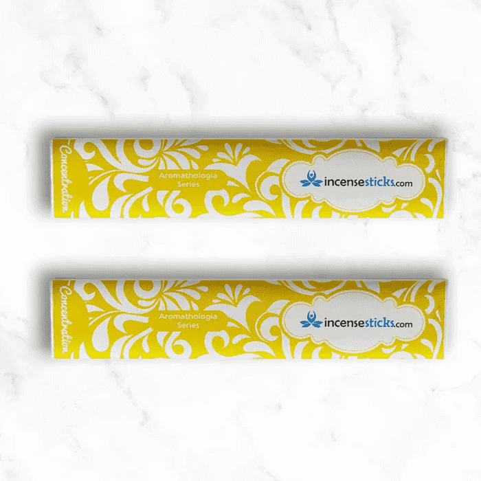 Concentration Incense 8" 12 Sticks,2 Packs ,12 Incense Sticks per Pack ...