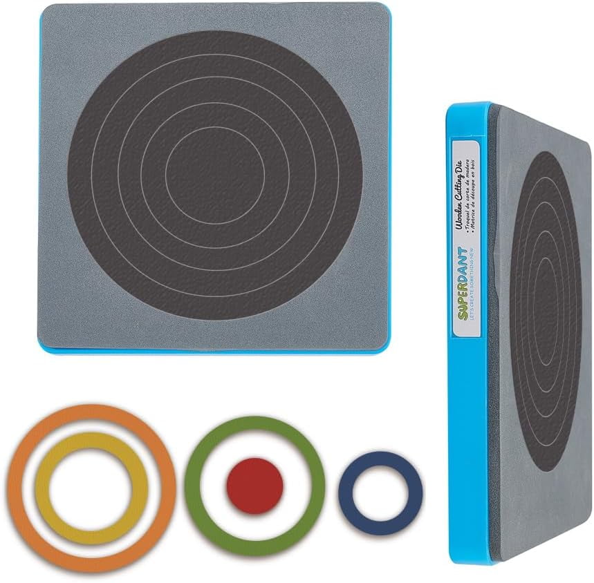 Concentric Circle Leather Cutter 5 Sizes Circle Wooden Die Cutting DIY Die Cutter Crafts Tool ...