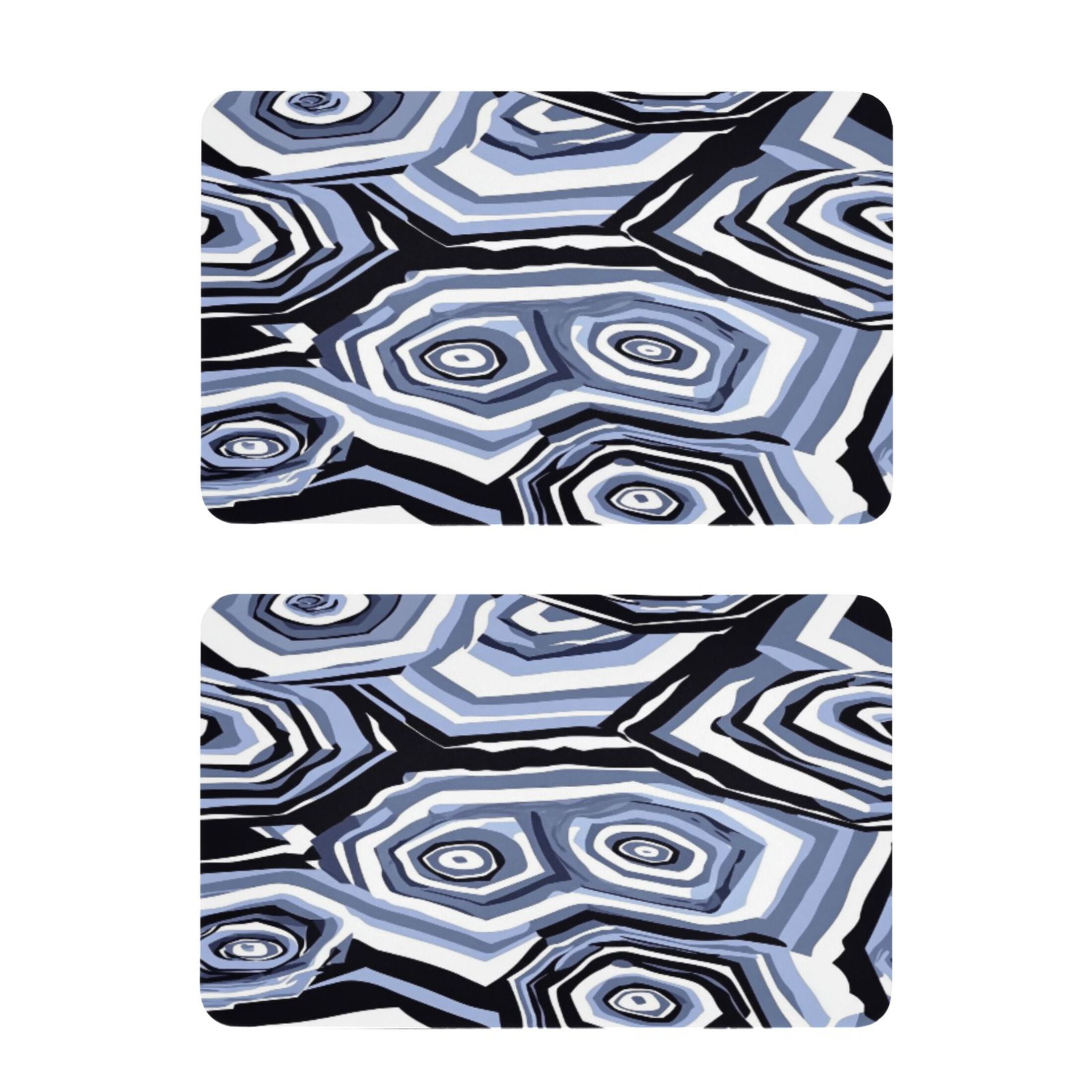 Concentric Circle Pattern 2 Pack 4x2.5 Inch Magnetic Stickers Thick and ...