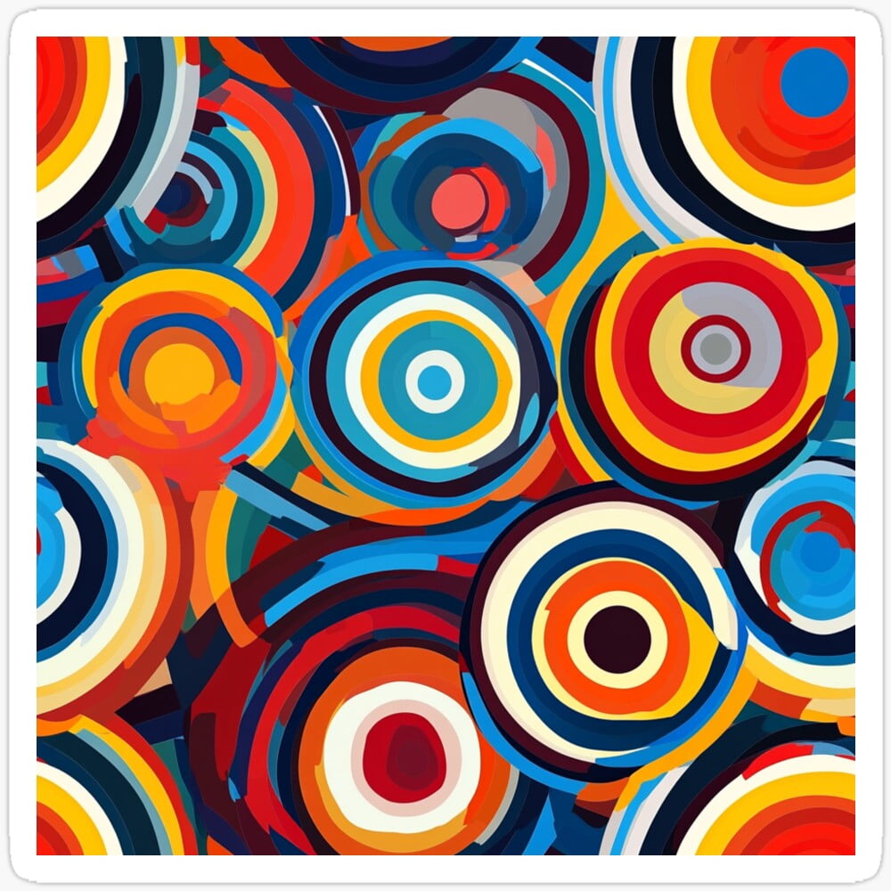 Concentric Vibration Sticker Kir-4256 - Walmart.com