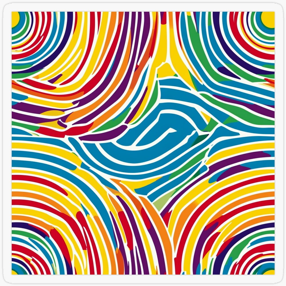 Concentric Vibration Sticker Kir-4258 - Walmart.com