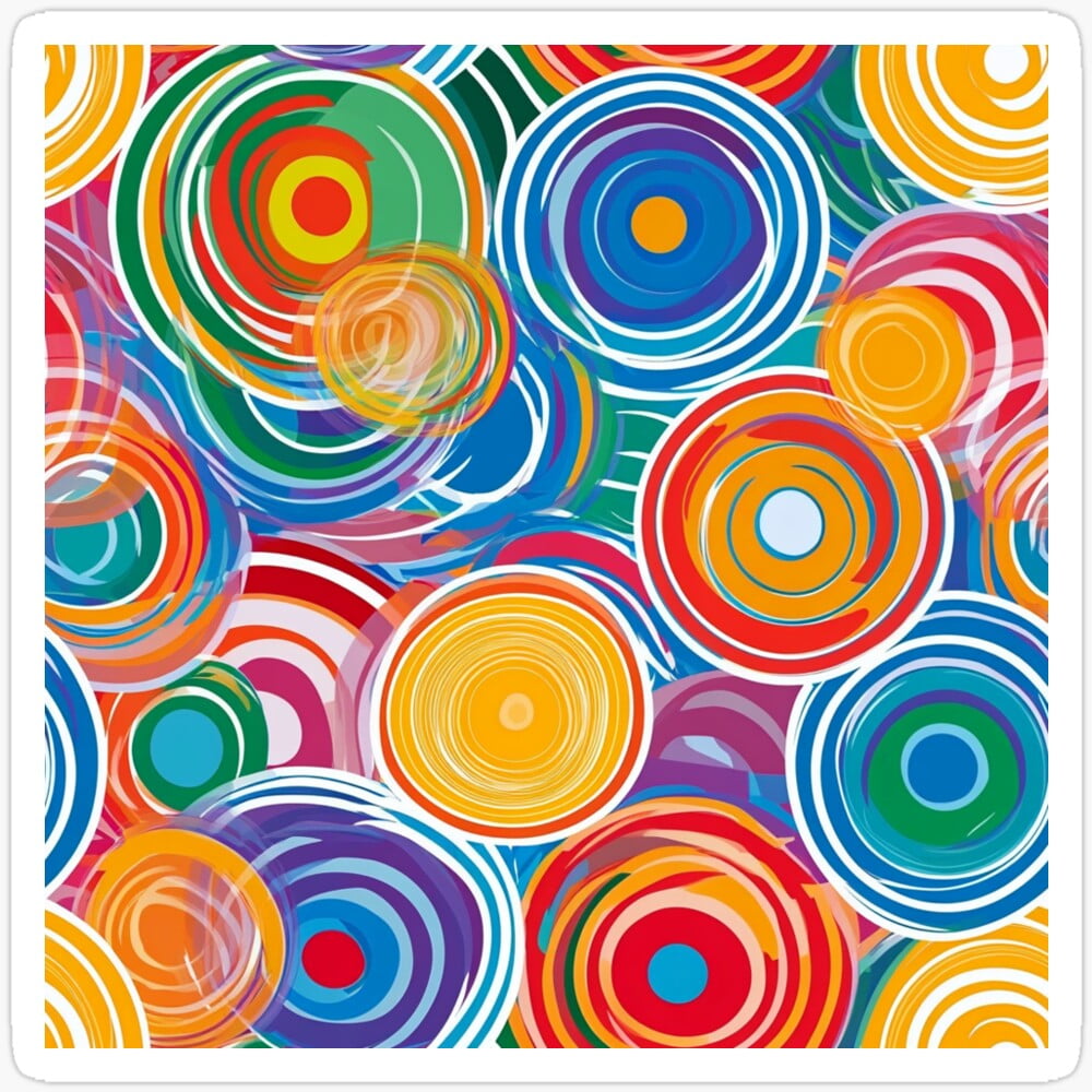 Concentric Vibration Sticker Kir-4266 - Walmart.com