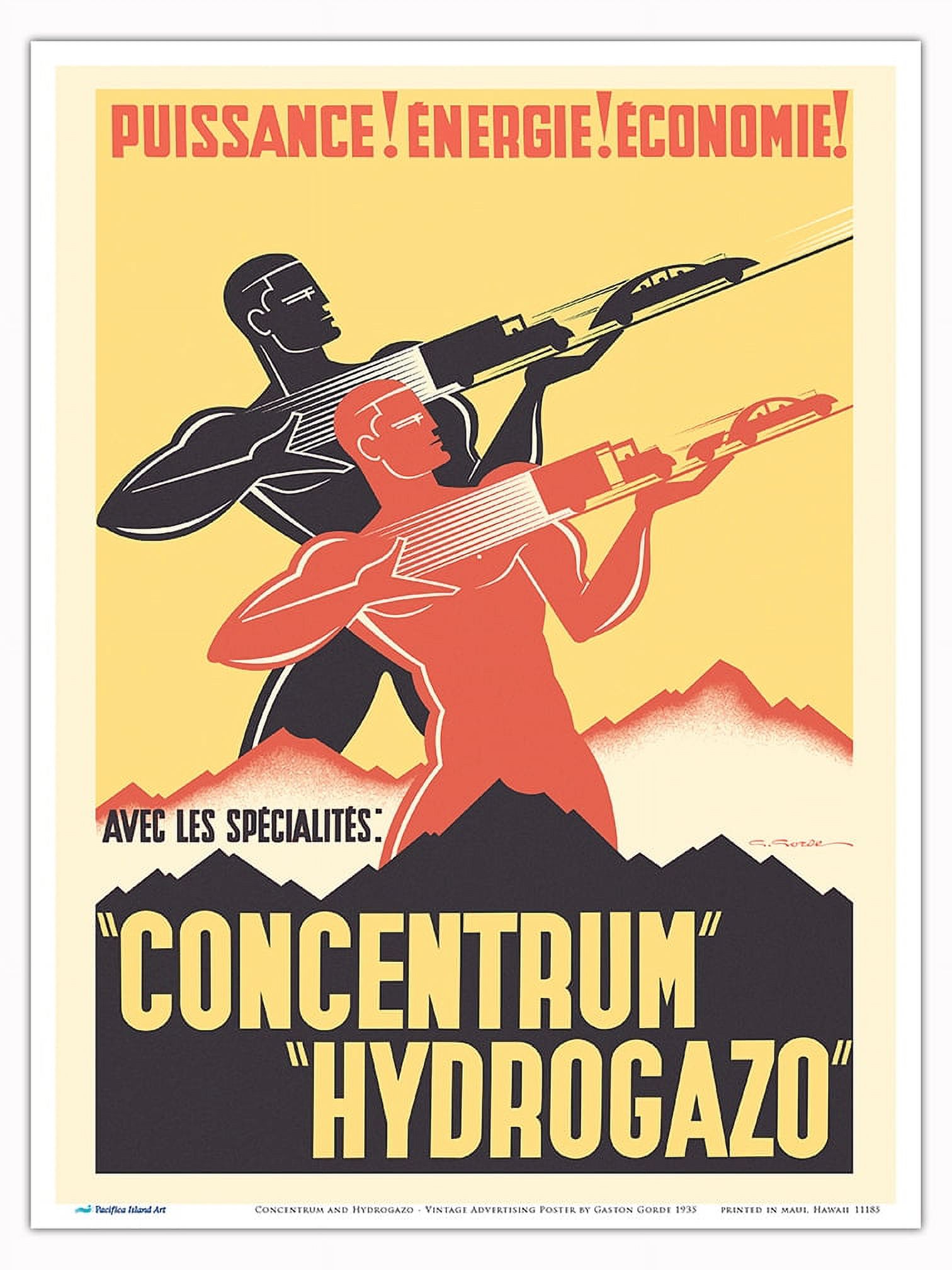Concentrum and Hydrogazo - Power Energy Economy (Puissance Energie Economie) - Vintage ...