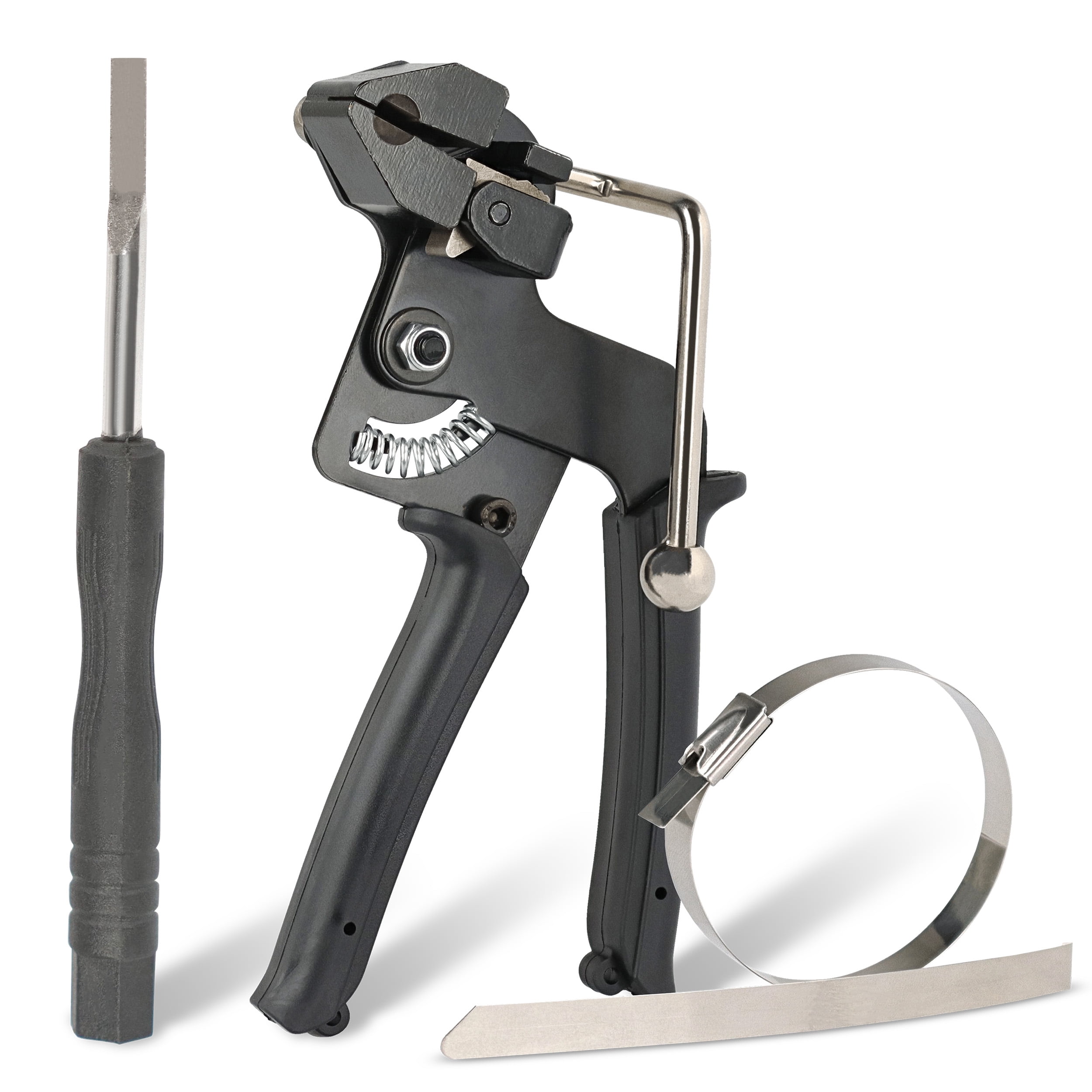 Concept Contraption Cable Zip Tie Gun - Steel Strap Tightener & Wire ...