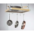 Concept Housewares Rectangular Ceiling Mounted Pot Rack - Walmart.com