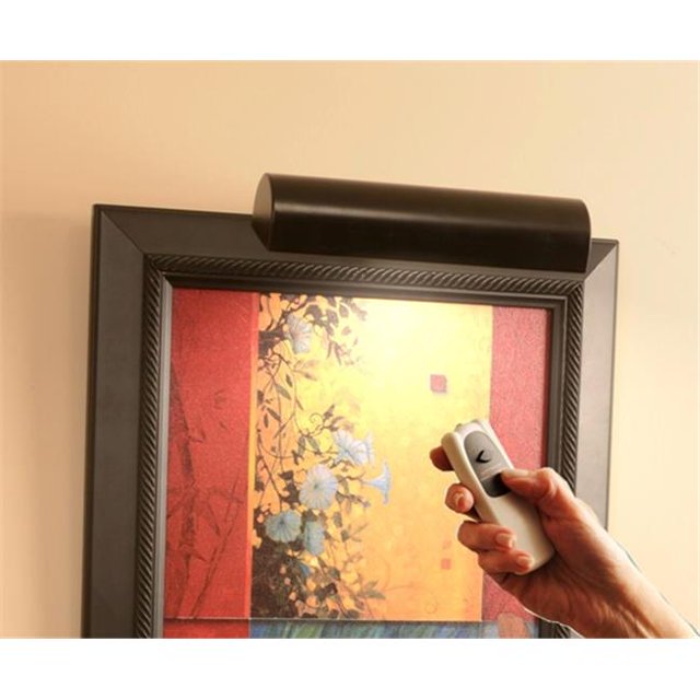 Concept Lighting Slimline Matte Black 8 In. Cordless LED Remote Control ...