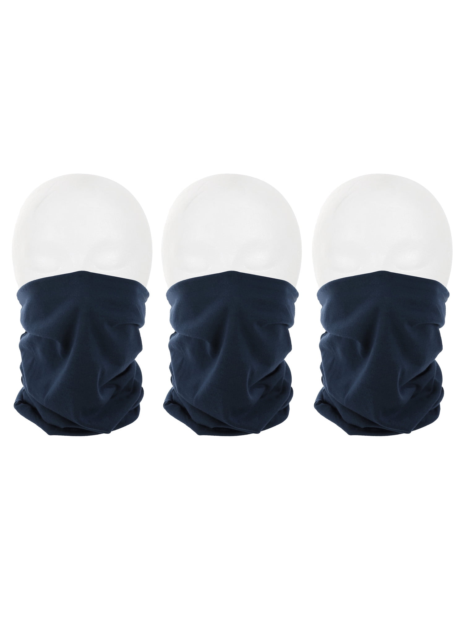 Concept One Accessories Men's Multi-Function Neck Gaiters, Solid, Black ...