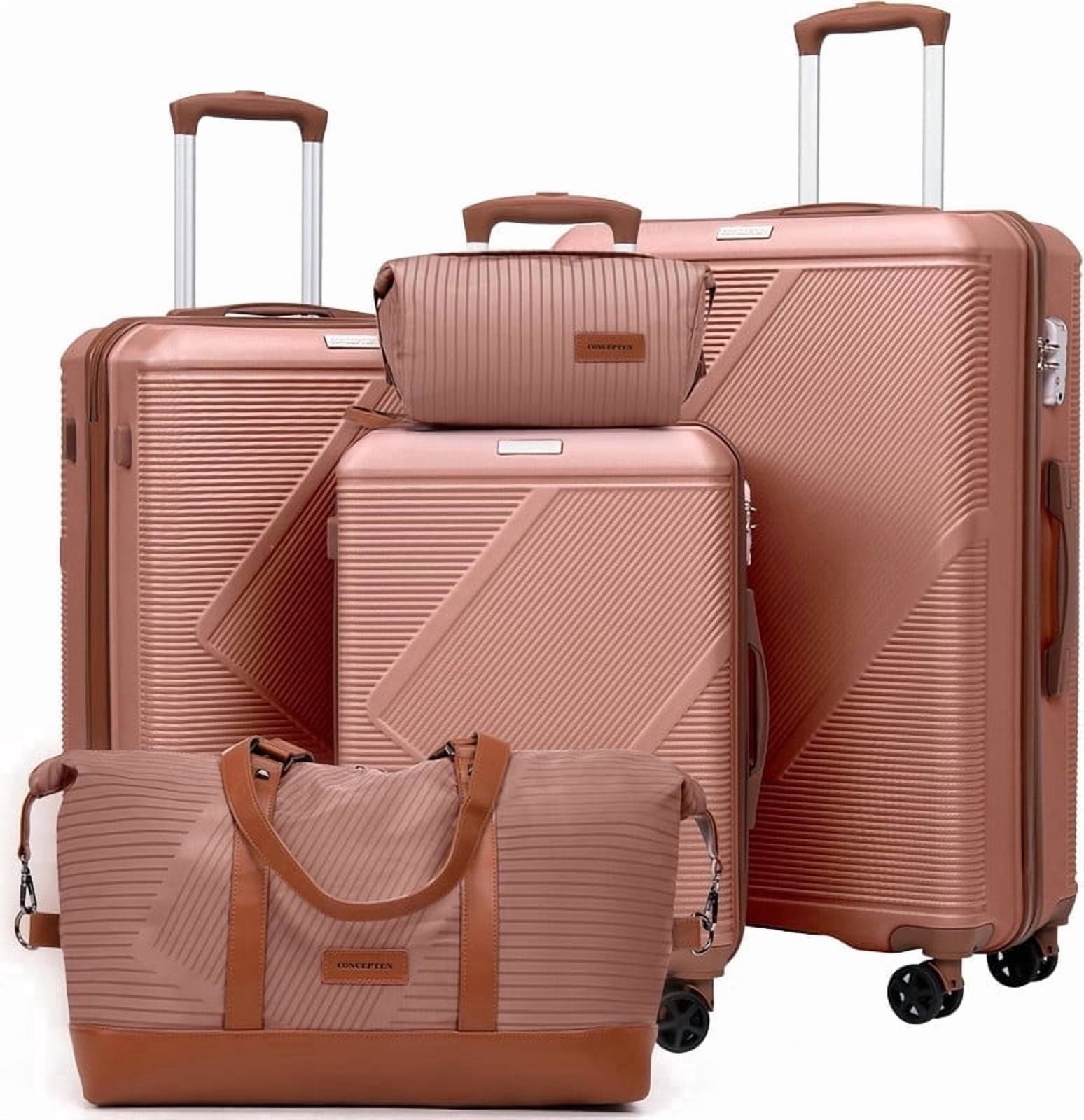 Concepten 5-piece hardshell luggage, lightweight luggage with TSA lock ...