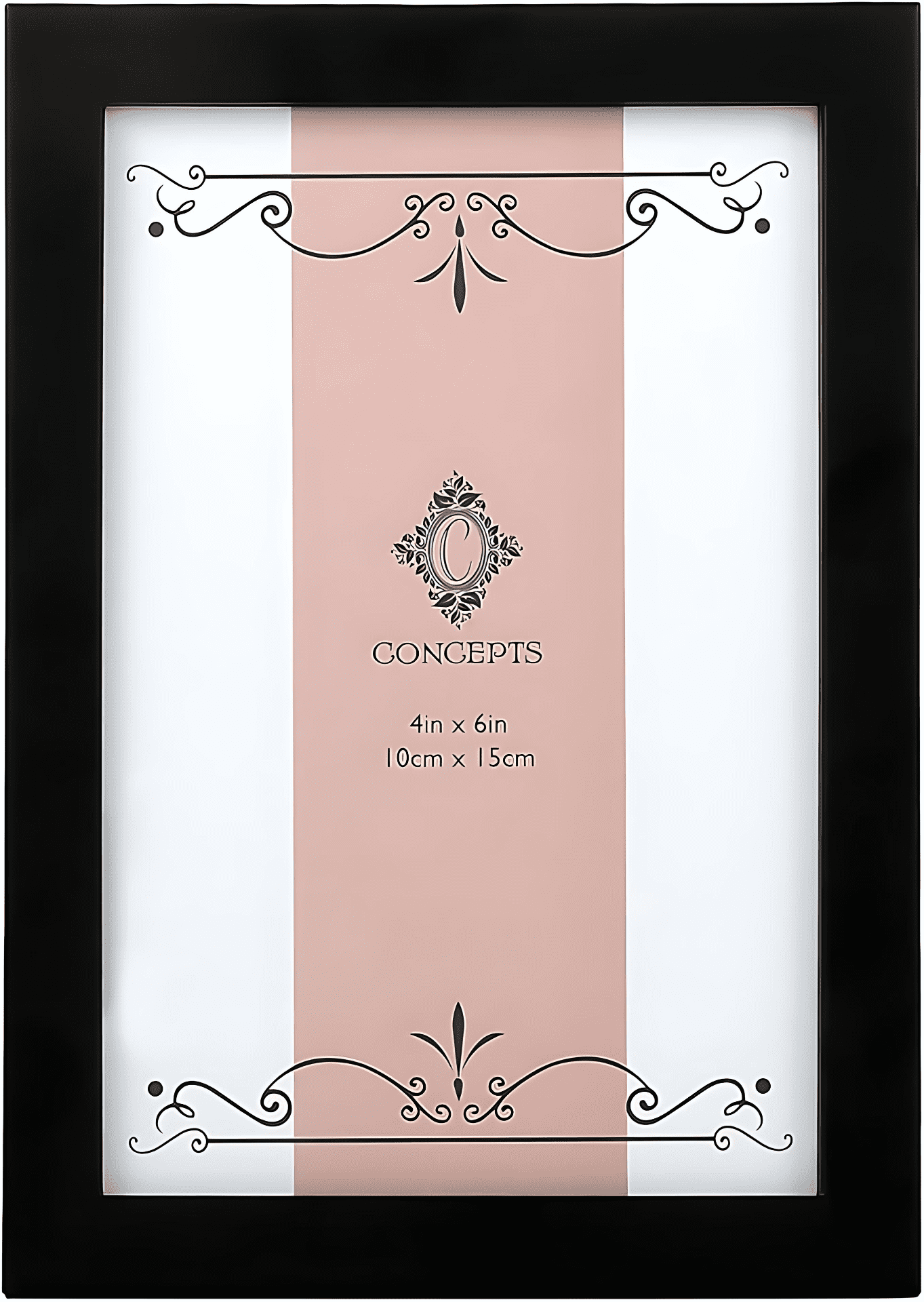 Concepts 4x6 French Classic Black Metal Picture Frames for Family ...