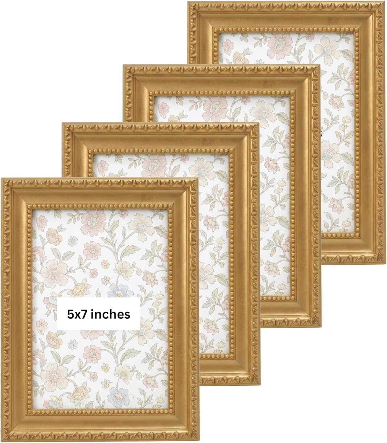 Concepts 5x7 Gold Picture Frames – Ornate Vintage Resin Photo Frames ...