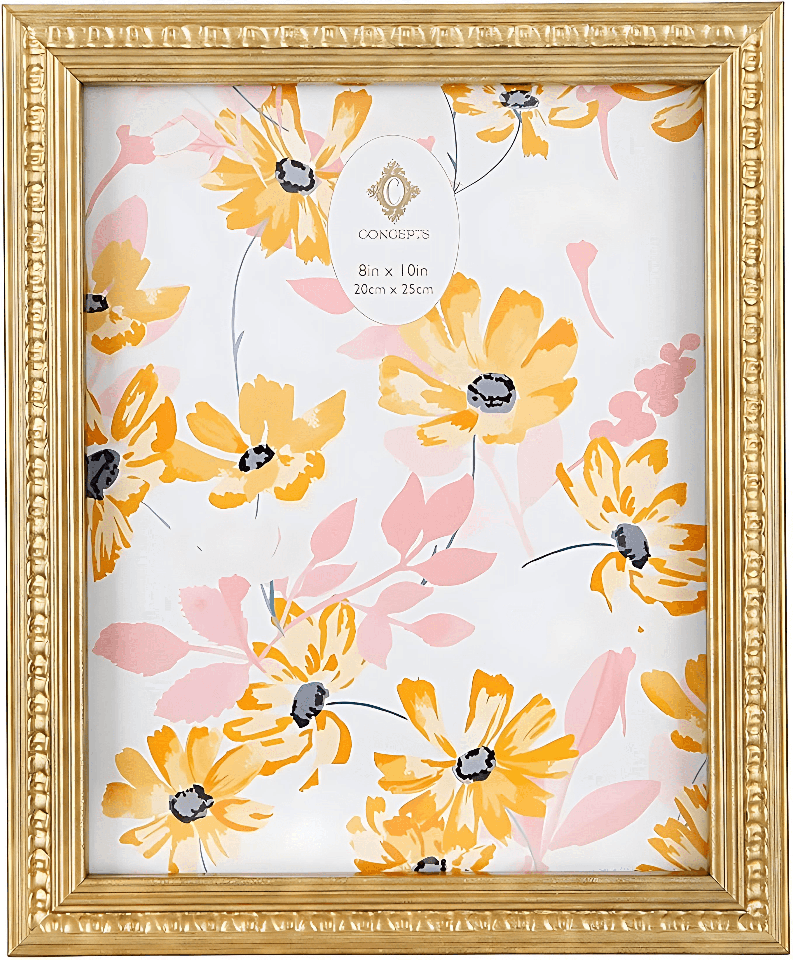 Concepts 8x10 Gold Picture Frames – Ornate Vintage Photo Frames with HD ...