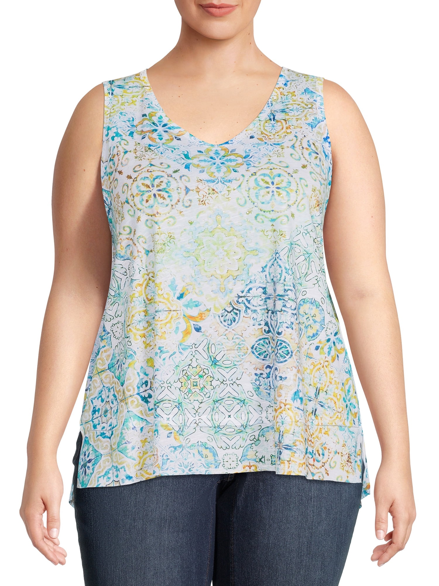 Concepts Women's Plus Size Sublimation Tank Top - Walmart.com