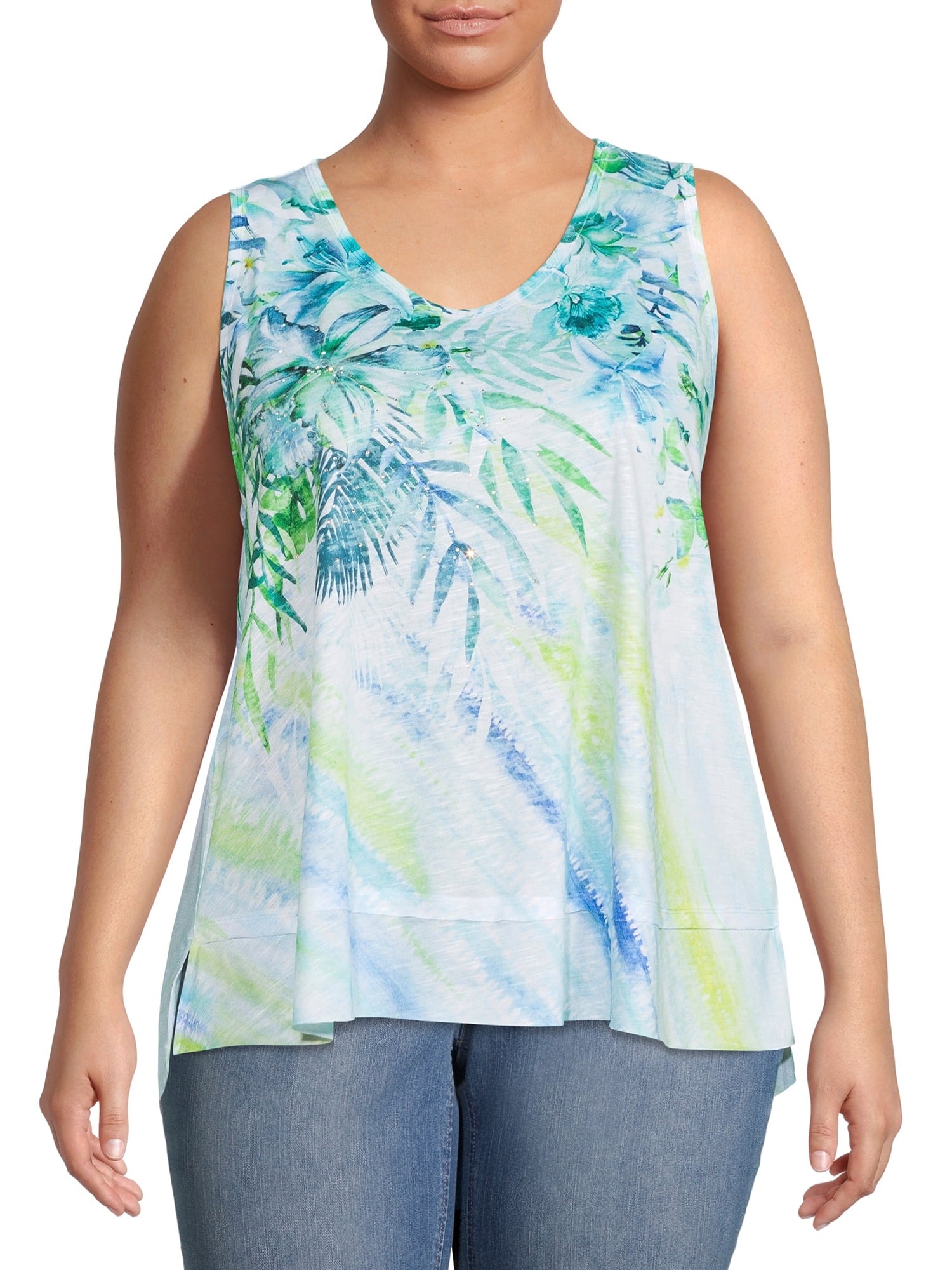 Concepts Women's Plus Size Sublimation Tank Top - Walmart.com