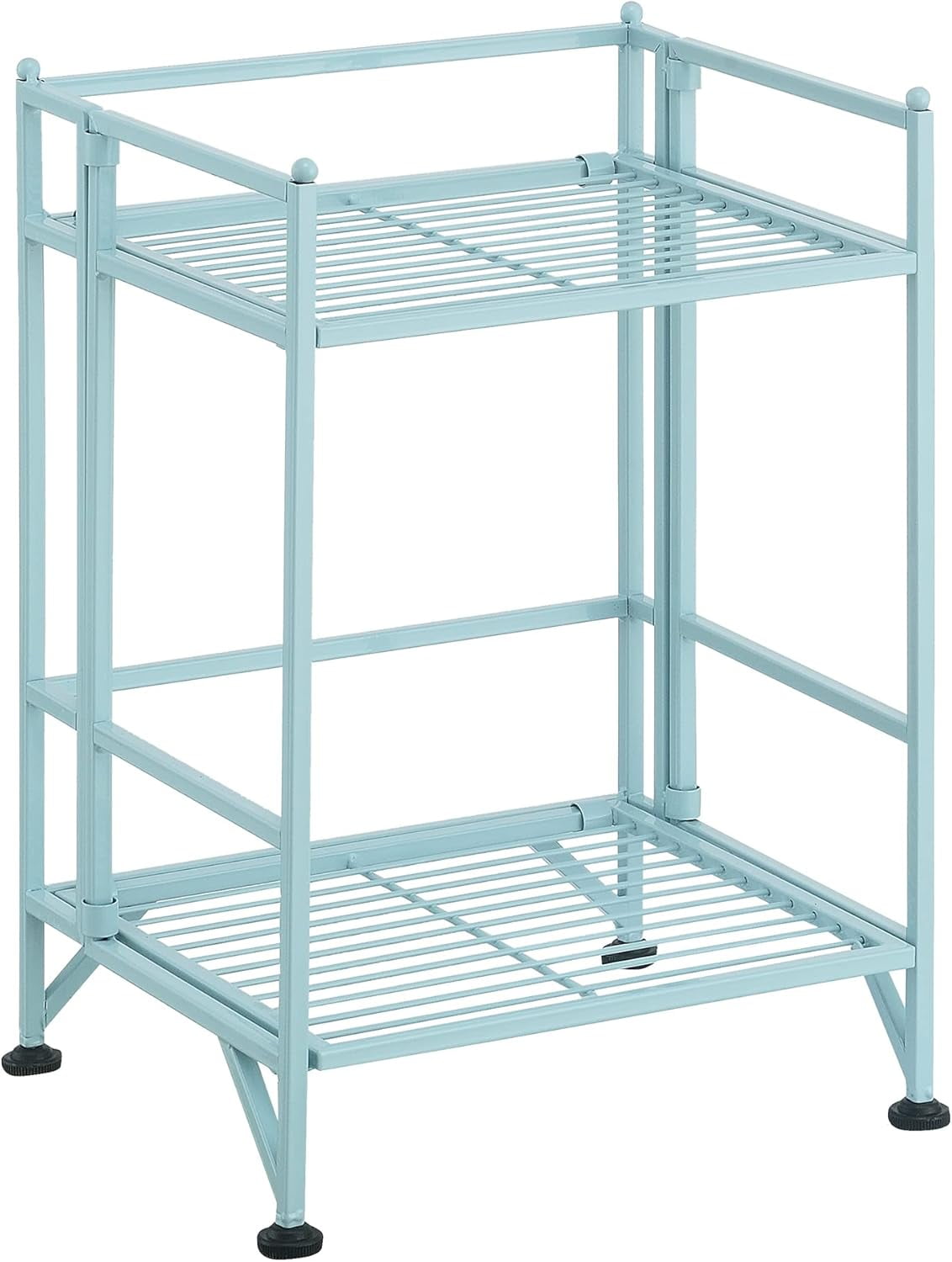 Concepts Xtra Storage Shelves - 2-Tier Folding Metal Storage Shelves ...