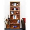 "Concepts in Wood 84"" Tall Triple Wide Bookcase, 18-Shelf Wooden ...
