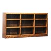 Concepts in Wood Double Wide Bookcase, 6 Shelf, 36 inch Tall, Oak ...