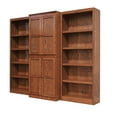 Concepts in Wood 3-Piece Solid Wood Bookshelf and Storage System with ...