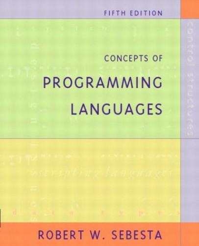 Pre-Owned Concepts of Programming Languages (Hardcover) 0201752956 ...