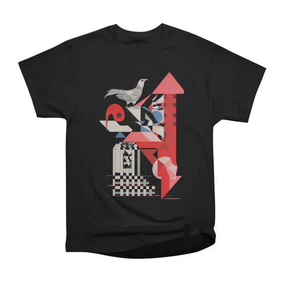 Conceptual Bird House T-Shirt Tee Gift For Him Merch For Her Apparel ...