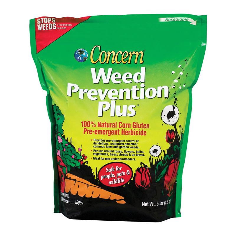 Woodstream Concern Weed Prevention Plus, 5 lb Shaker Bag, Plant Safe ...
