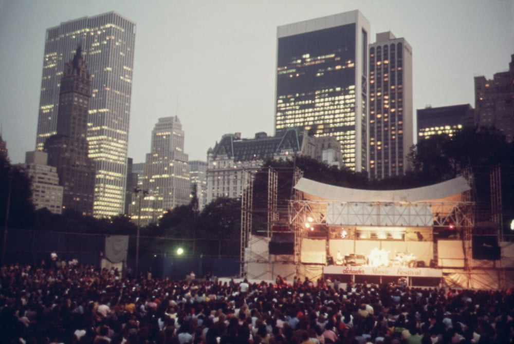 Concert In Central Park. The Joys Of Urban Live Include Events Like The ...