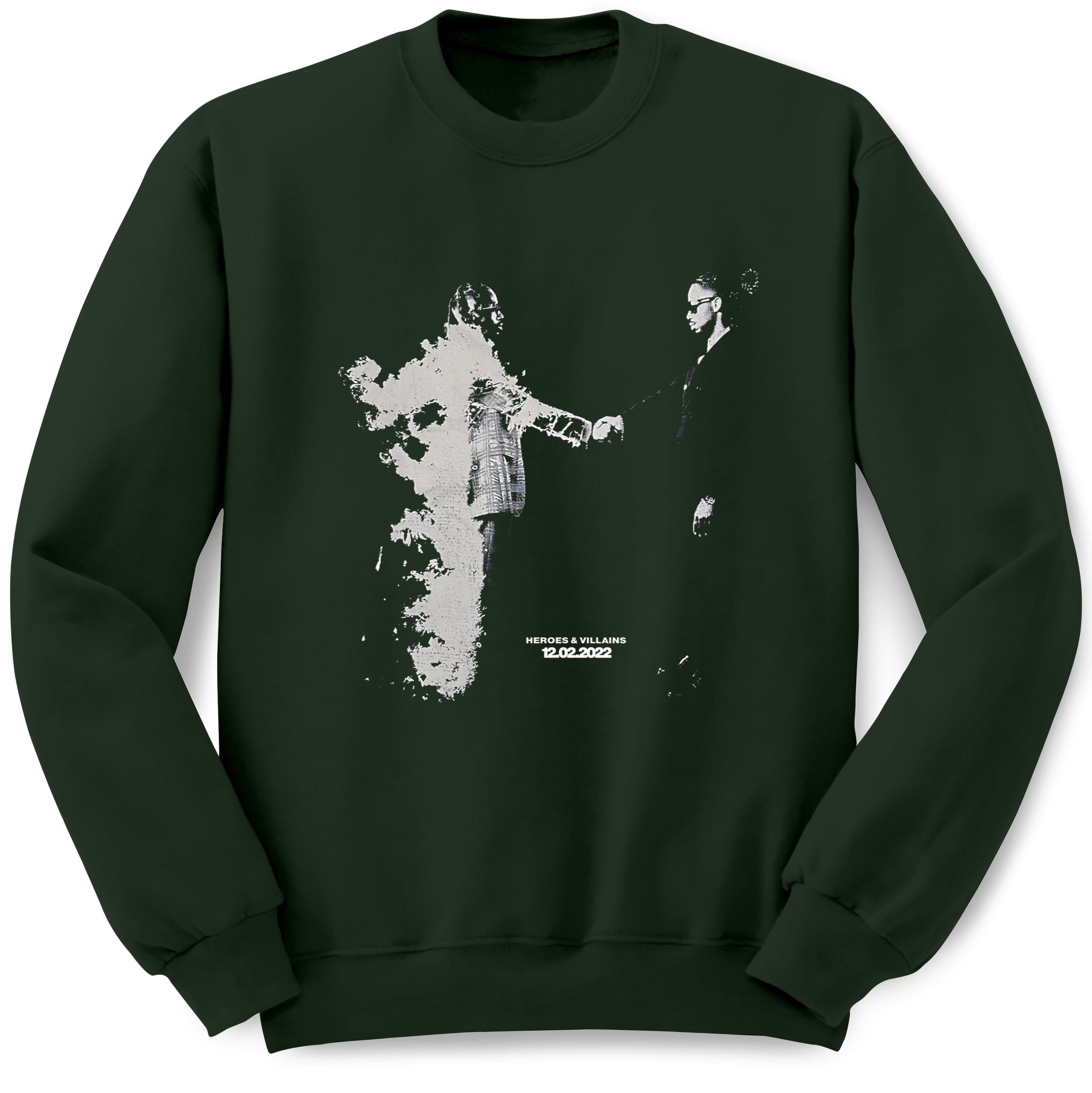 Concert Merch Heroes And Villains 2022 Album Rare Hip Hop Graphic Print ...