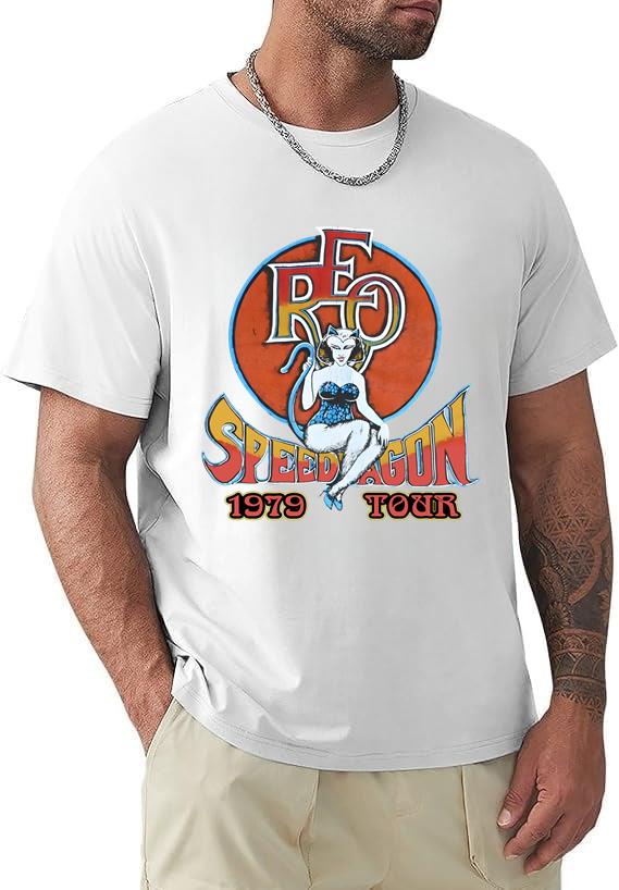 Concert Throwback T-shirt With Retro Rock Tour And 1979 Vibe, for men ...