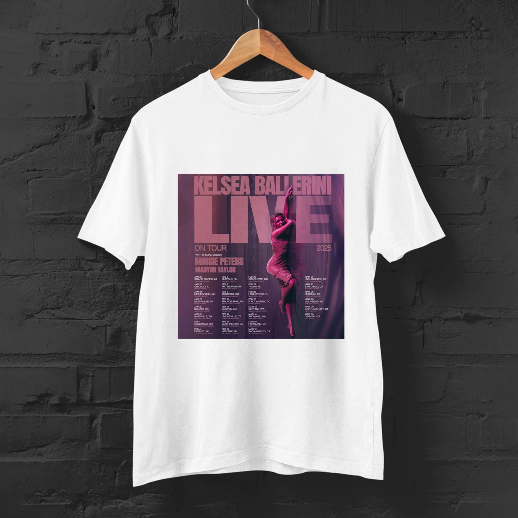 Concert Tour 2025 Live Performance Dates Shirts for Music Lovers with ...