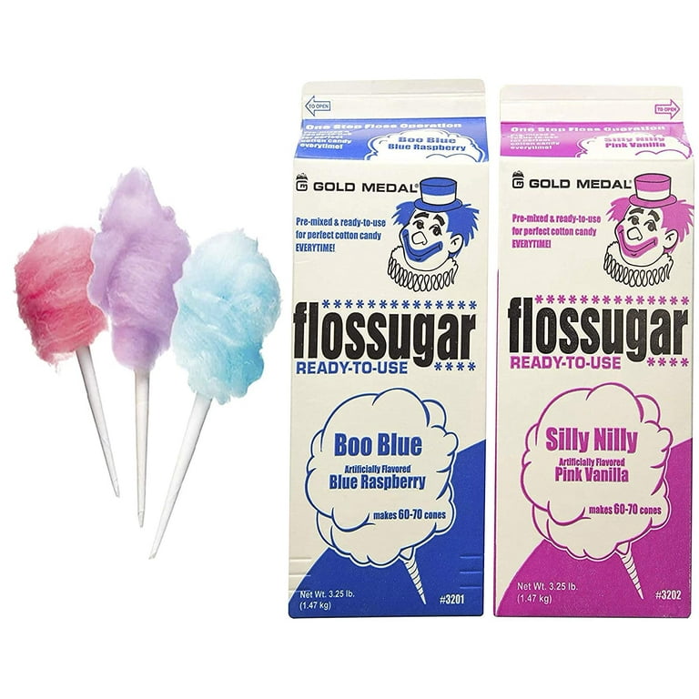 Gold Medal Variety Candy Flossugar (Blue Raspberry And Pink, 46% OFF