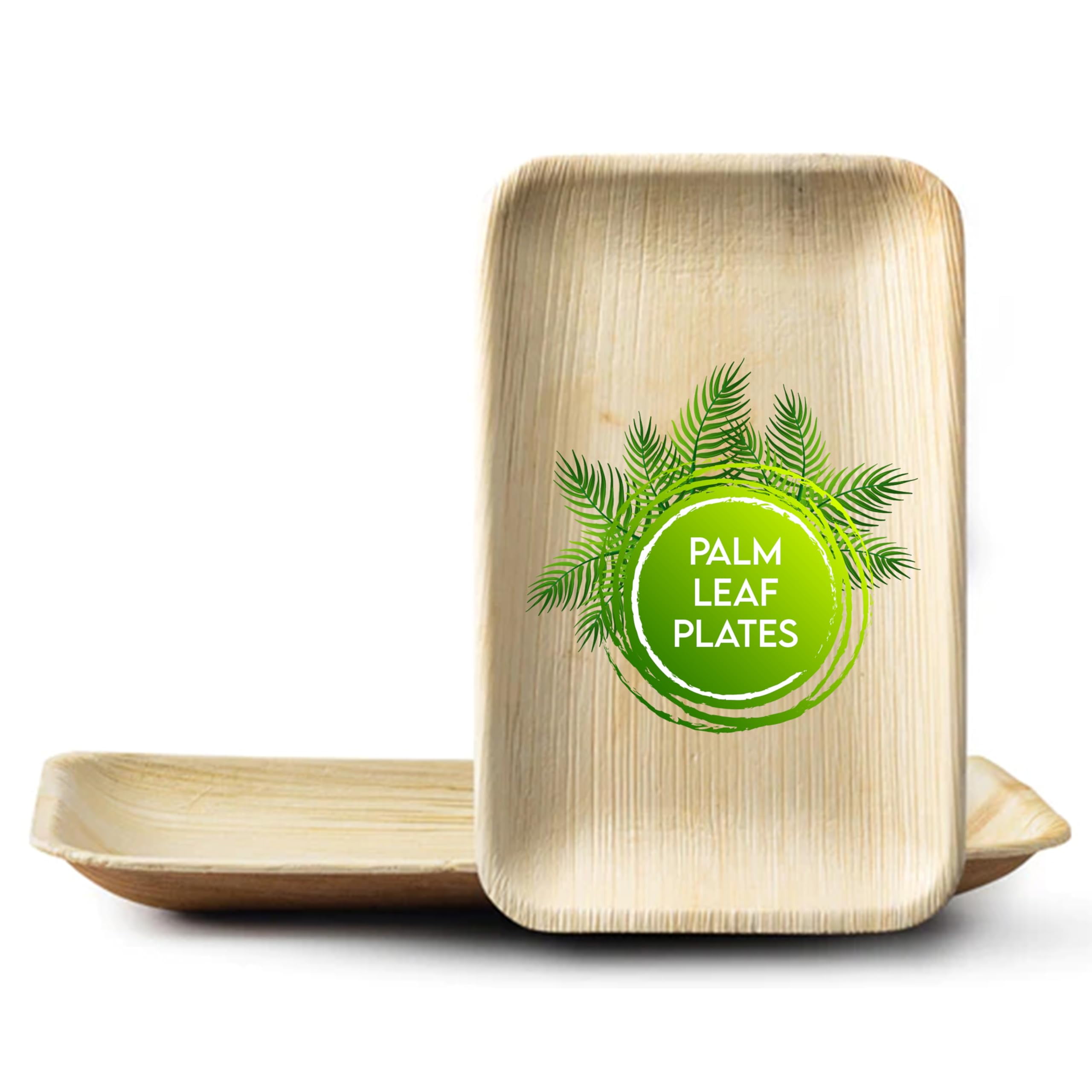 Concession Essentials Palm Leaf MSF2 Plates (25 Count) - Disposable ...