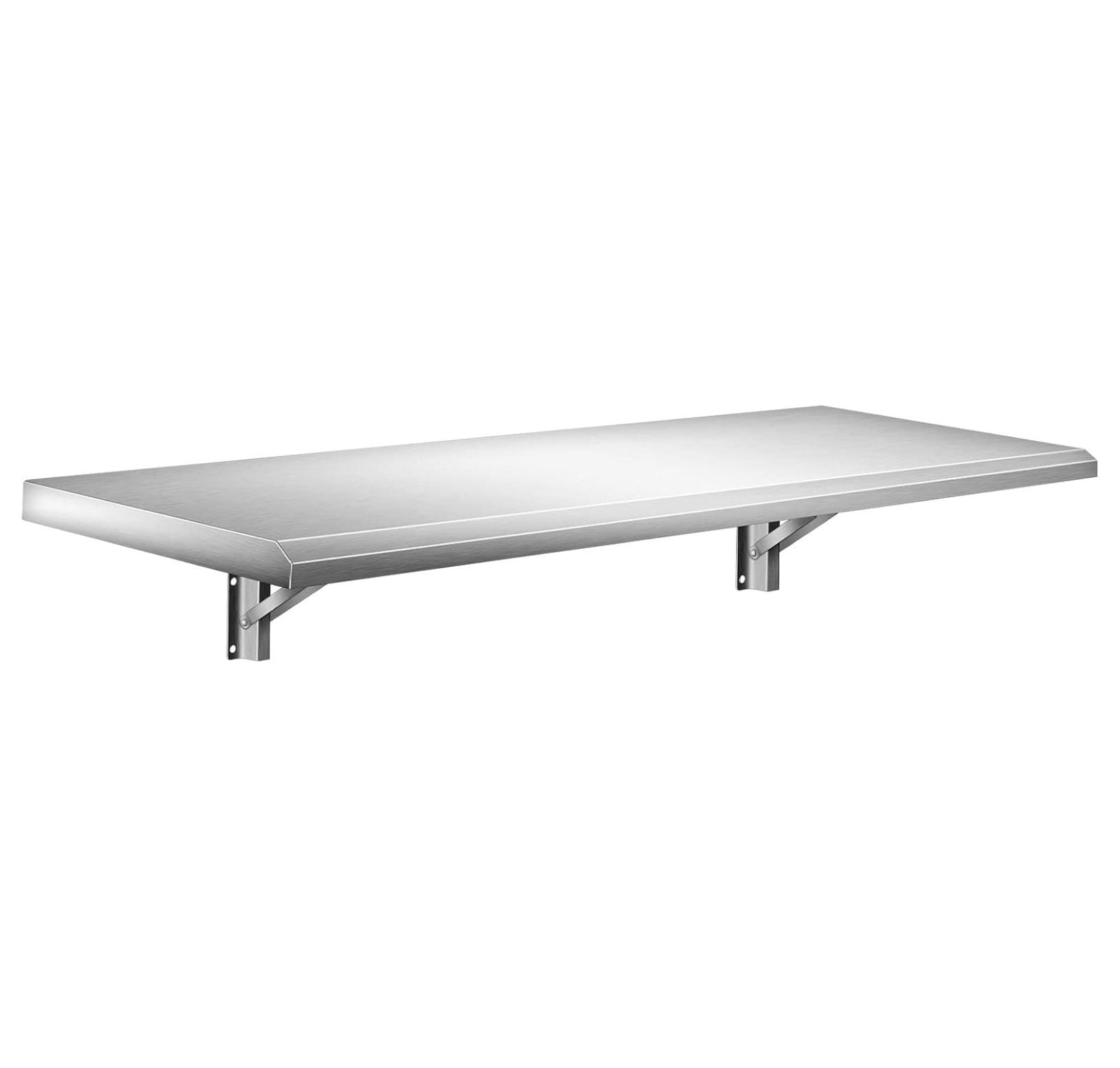 Concession Shelf 48L x 12W Inch, Stainless Steel Drop Down Folding ...