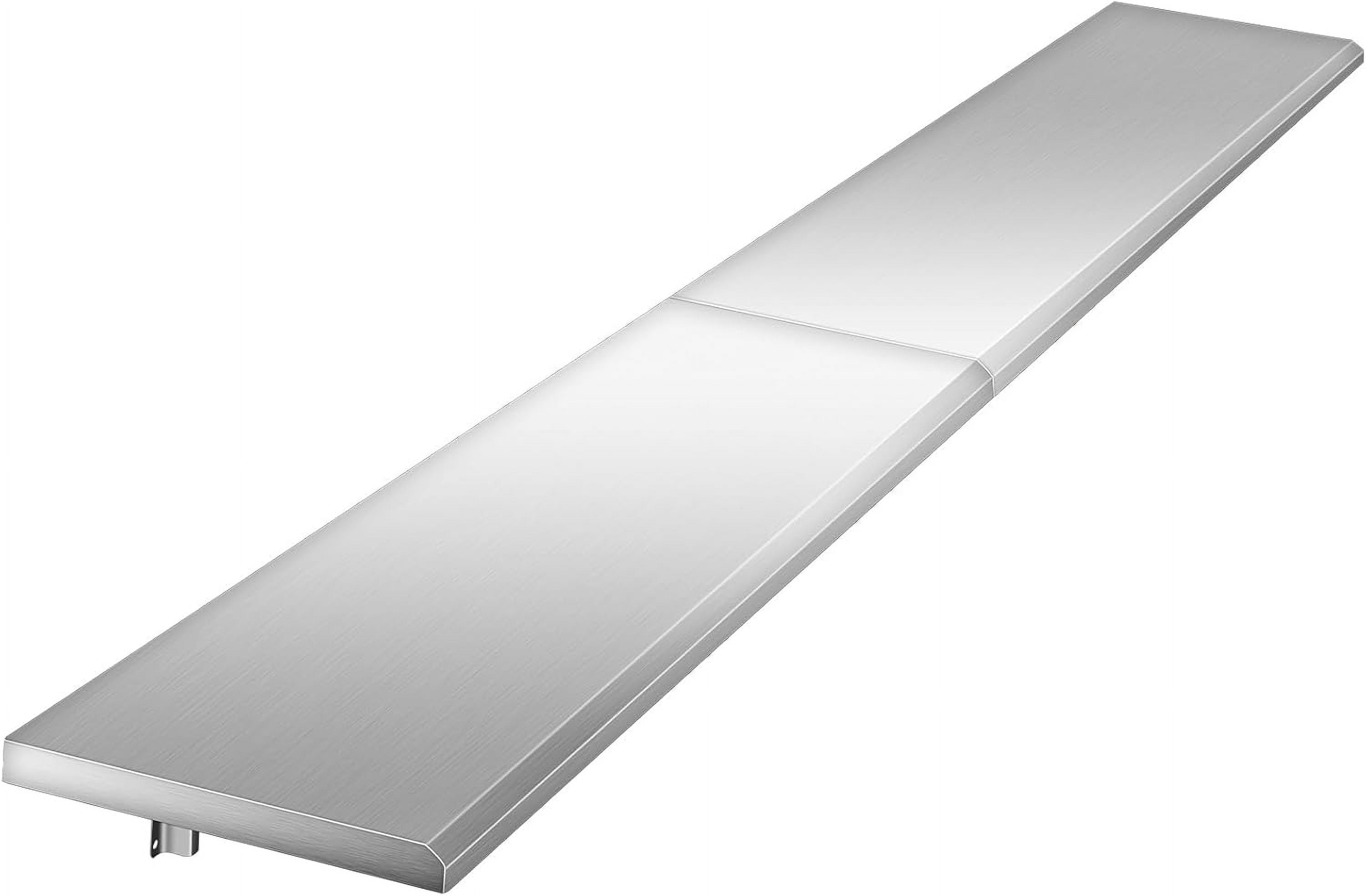 Concession Shelf 96" X 12", Stainless Steel Drop Down Folding Serving ...