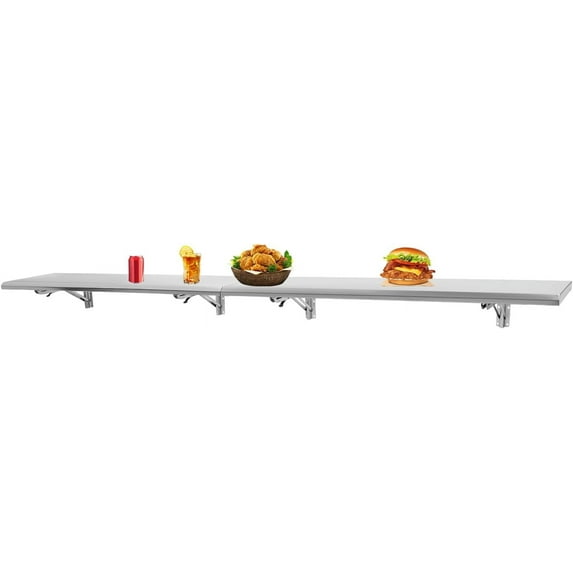 Concession Shelf, Stainless Steel Wall Folding Table, Drop Down ...
