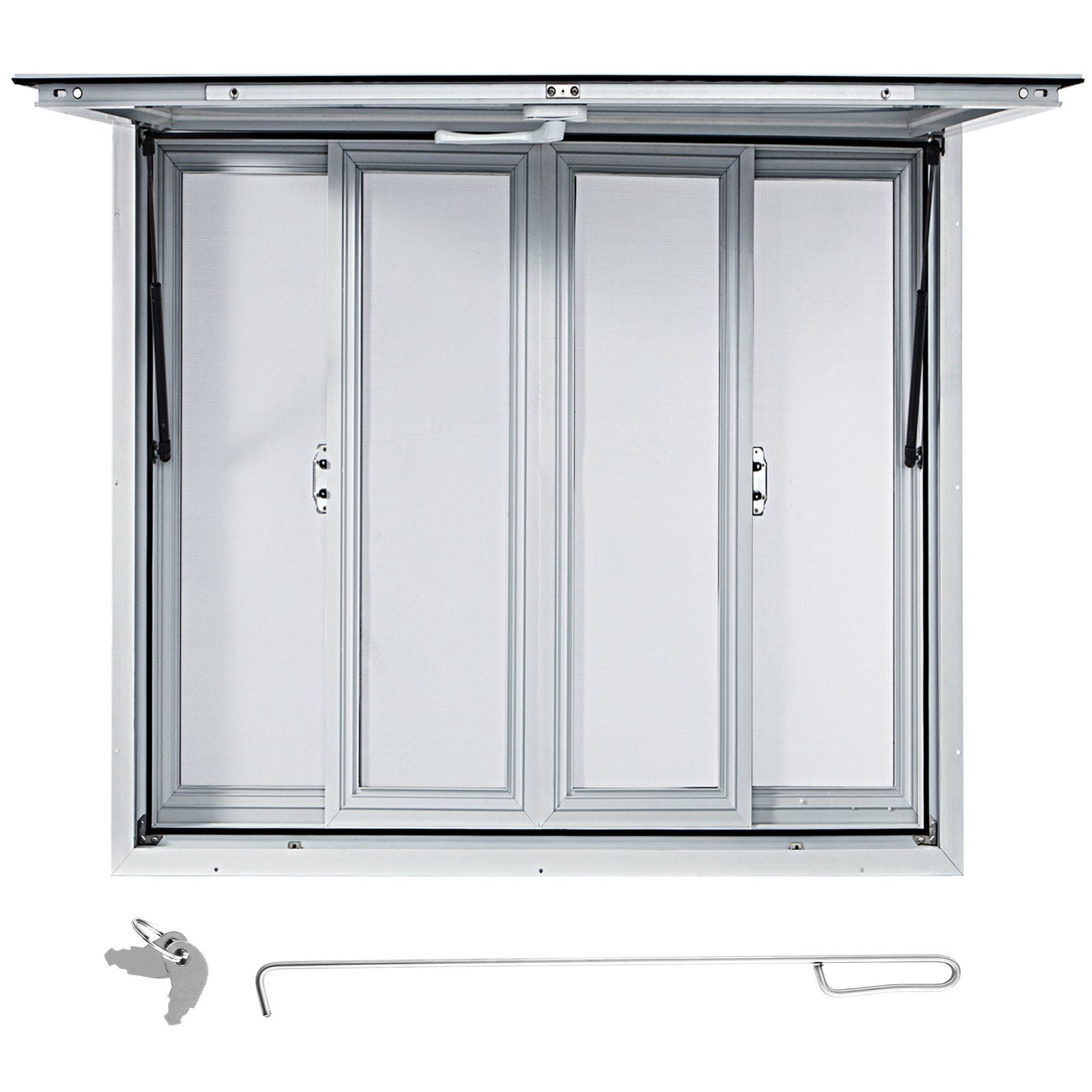 Concession Window, 36 x 36 inch, Aluminum Alloy Food Truck Service ...