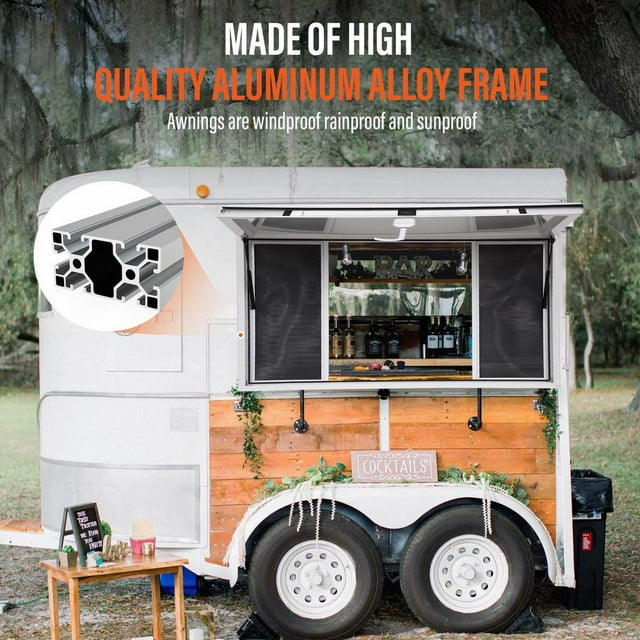 Concession Window, 48 x 36 inch, Aluminum Alloy Food Truck Service ...