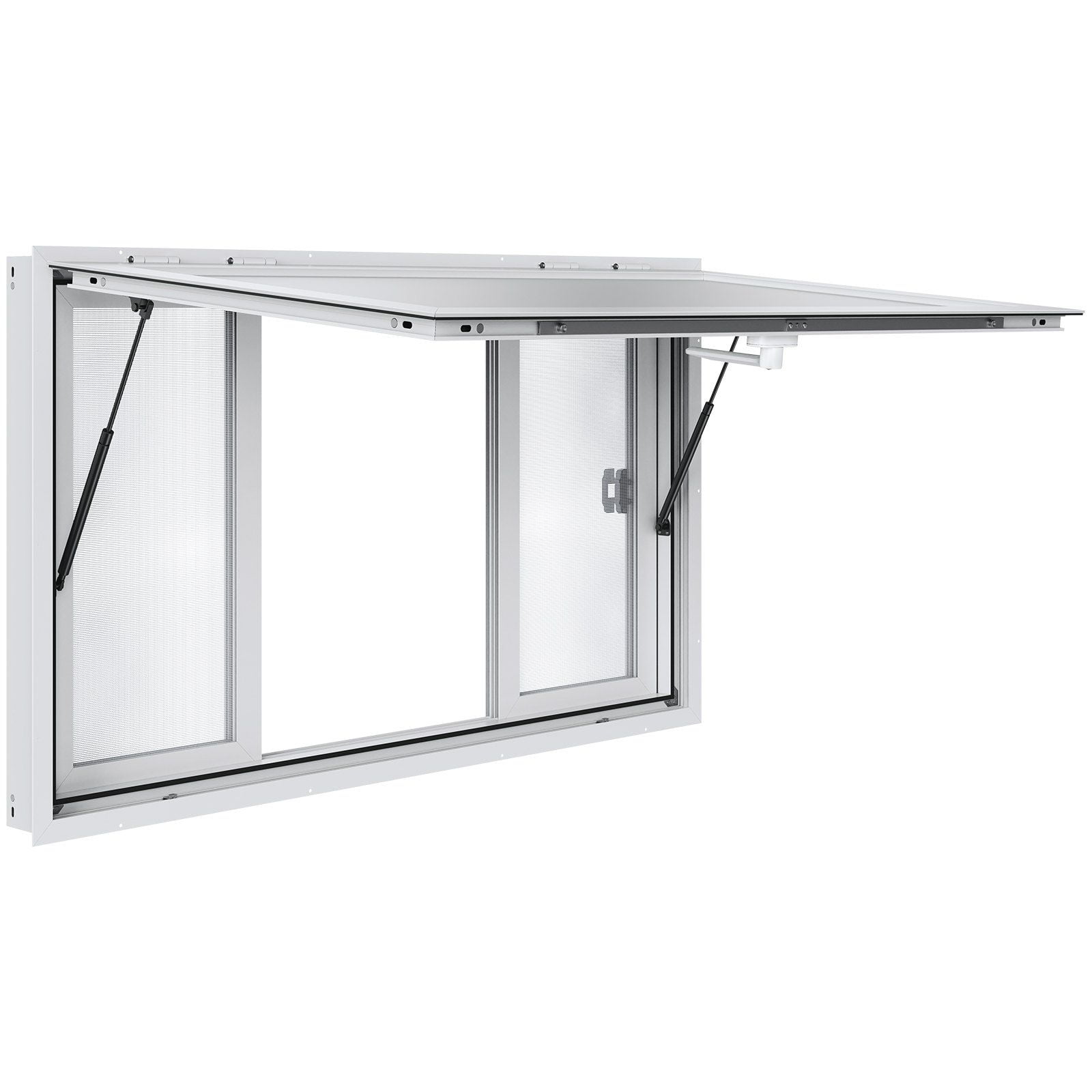Concession Window 60"x36", Aluminum Alloy Food Truck Service Window ...
