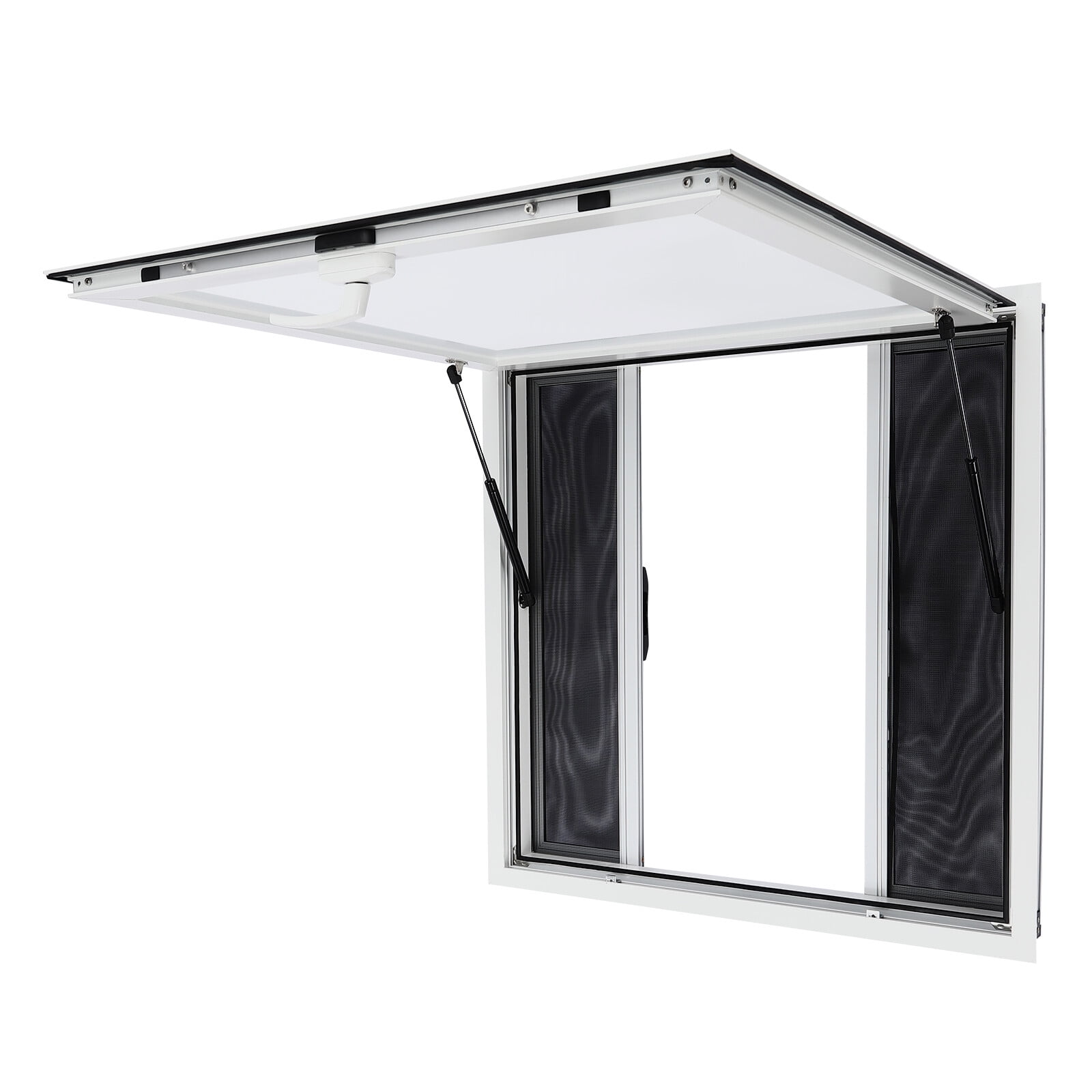Concession Window, Food Truck Service Window with 4 Horizontal Sliding ...
