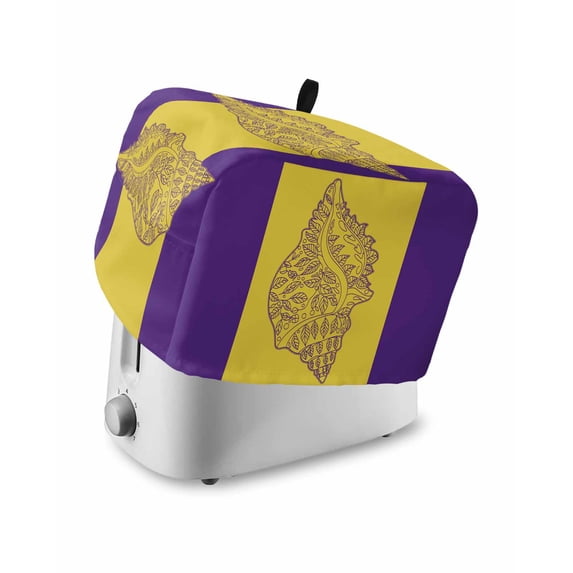 Conch Mandalas Toaster Cover 4 Slice, Large Kitchen Appliance Covers ...