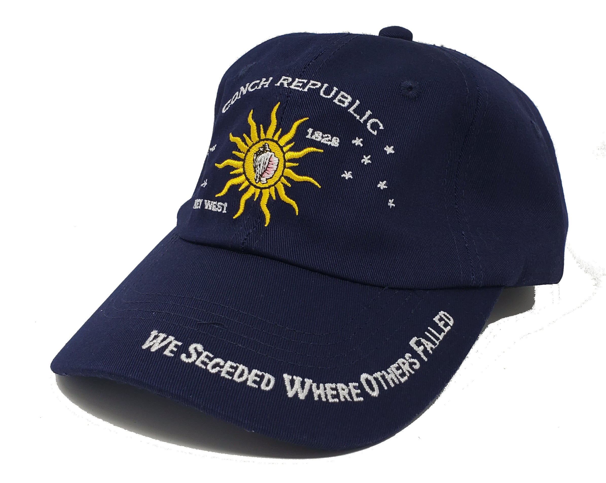 Conch Republic Key West Cap Hat - "We Seceded Where Others Failed ...