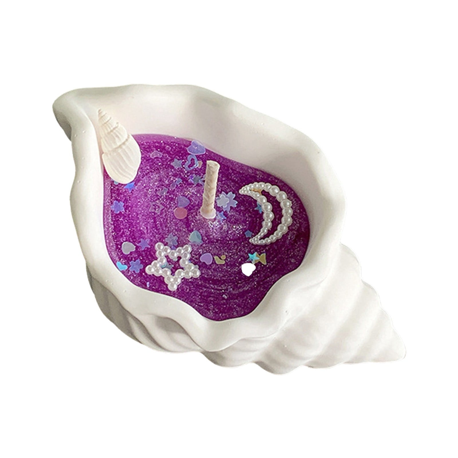 Malianggg Conch Scented Candle Non Natural Handmade Sea Fragrance Art ...