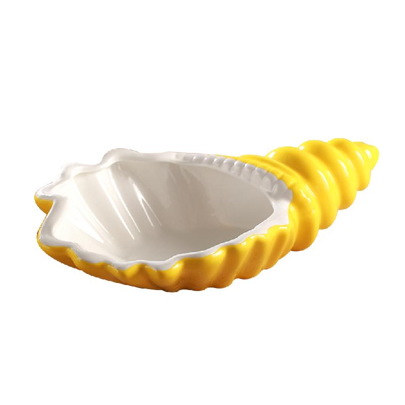 Conch Shape Serving Plates Great for Serving Salad Popcorns Dips ...