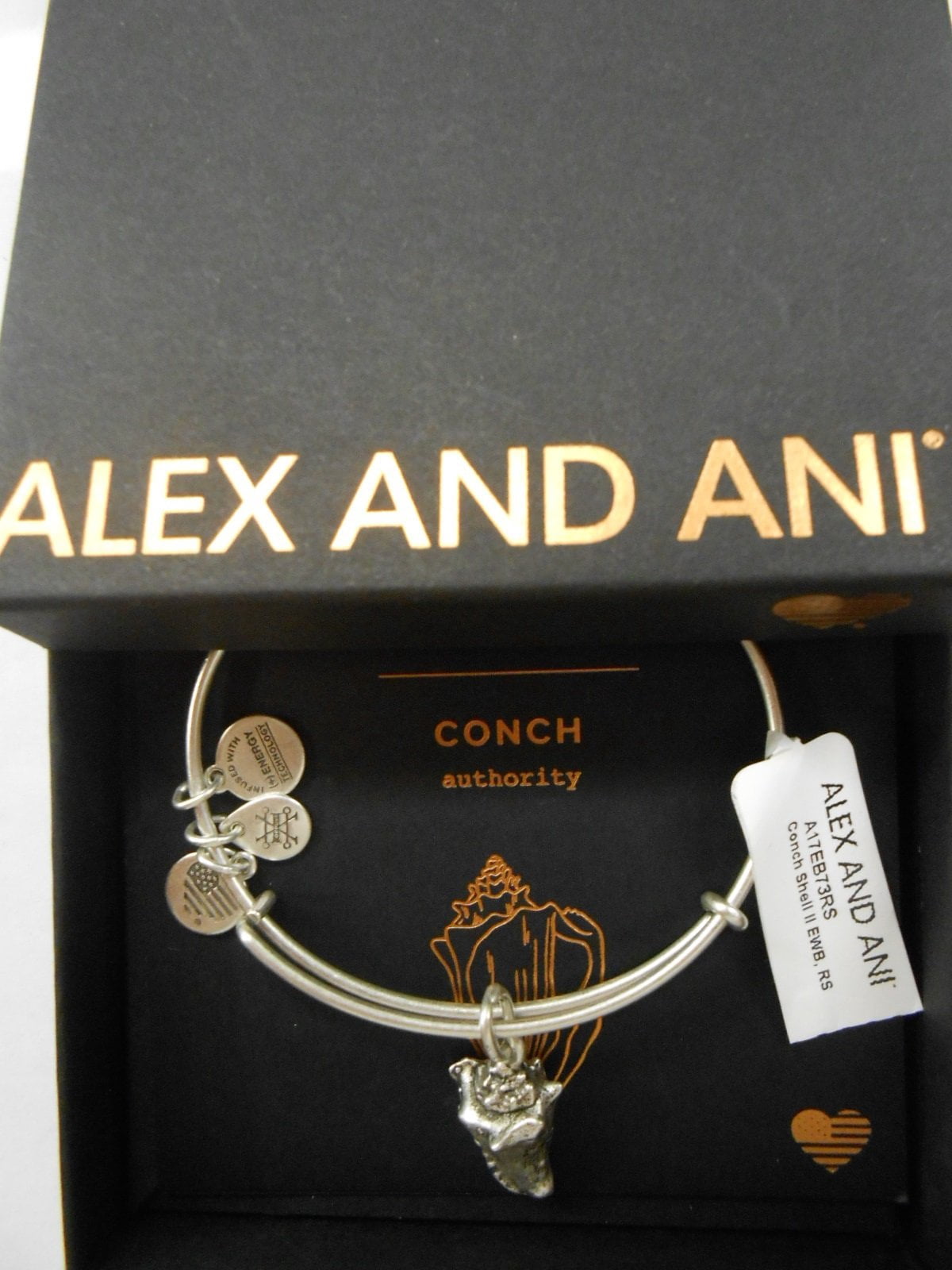 Conch Shell Bangle Bracelet : Rafaelian Silver : A17EB73RS - Walmart.com