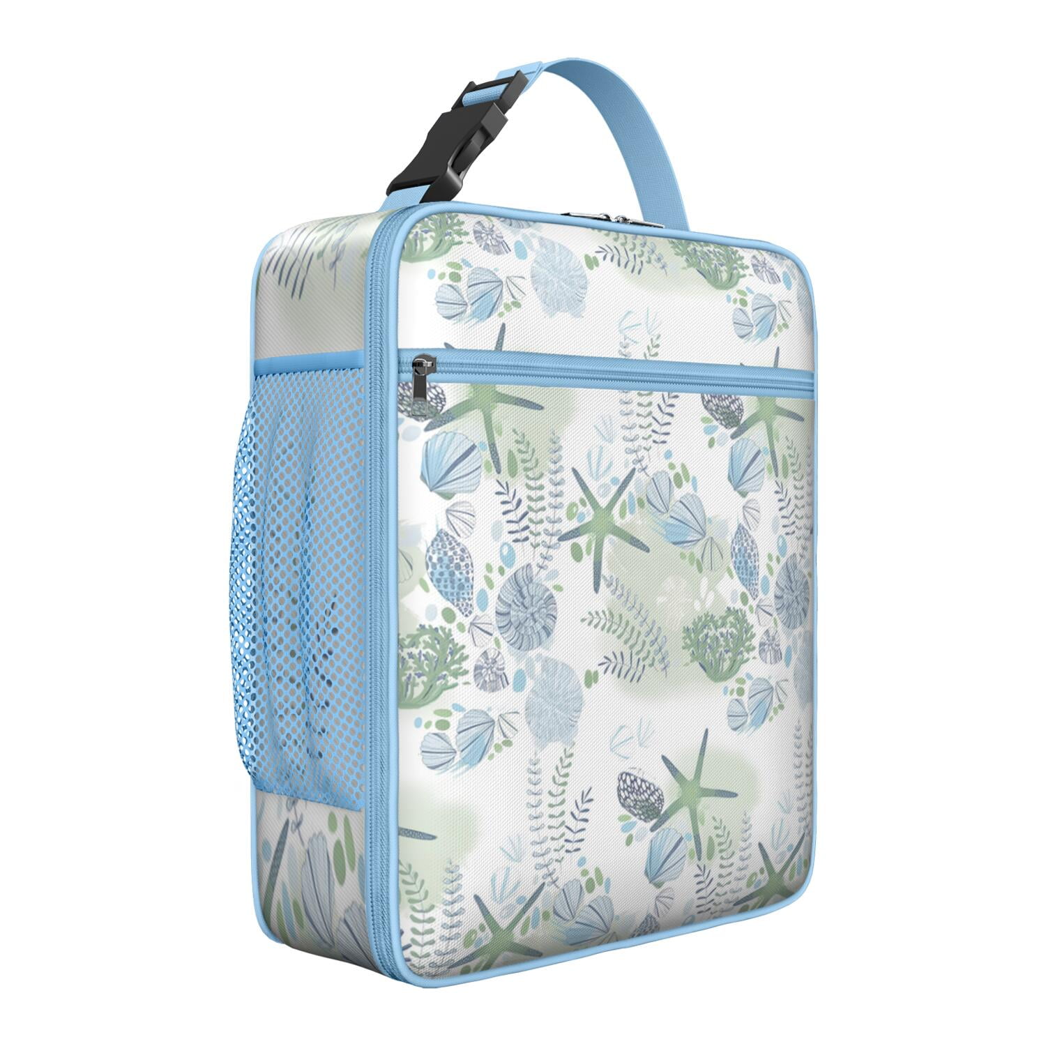 Conch Shell Design Insulated Lunch Box, Ocean Life Collection Reusable ...