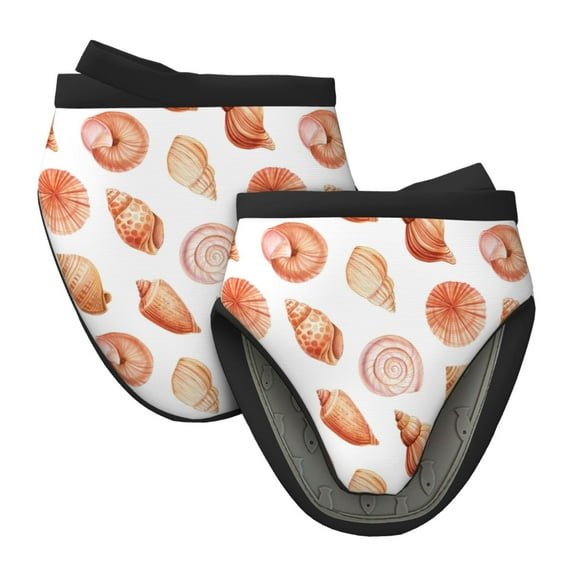 Conch Shell No.J936 Oven Mitts Heat Resistant - Soft Lining Silicone ...