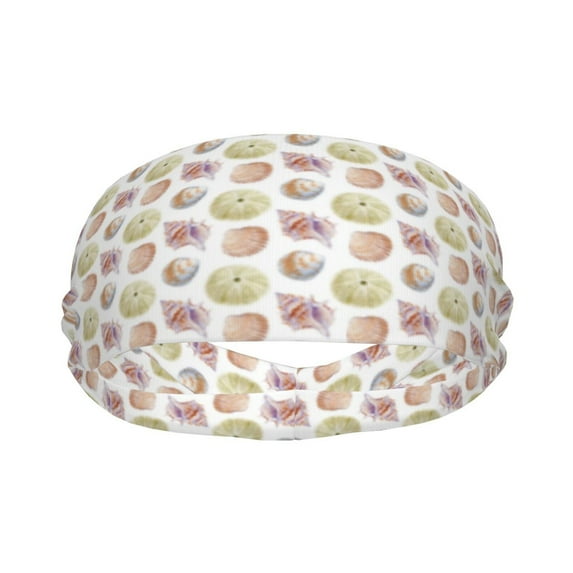 Conch Shell No.J95 Sweat Bands Headbands for Women Men - Moisture ...