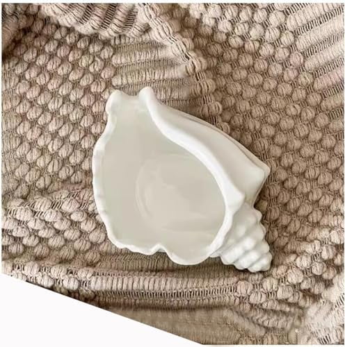 Conch Shell Tea Light Candle Holder, Shell Jewelry Dish, Ocean Coastal ...