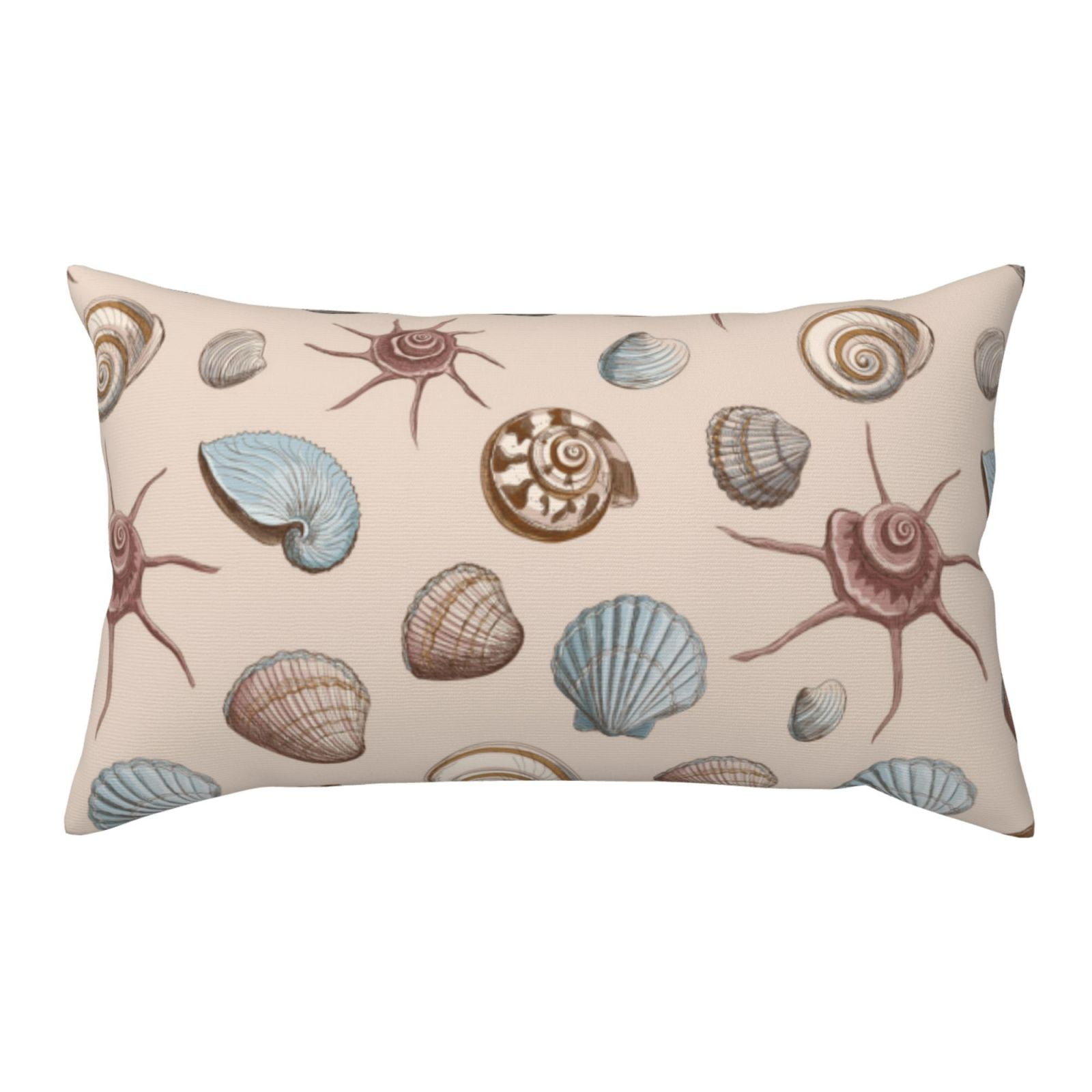 Conch Shells Print No.9013 Pillow Cases, Soft Pillowcases with Wrinkle ...
