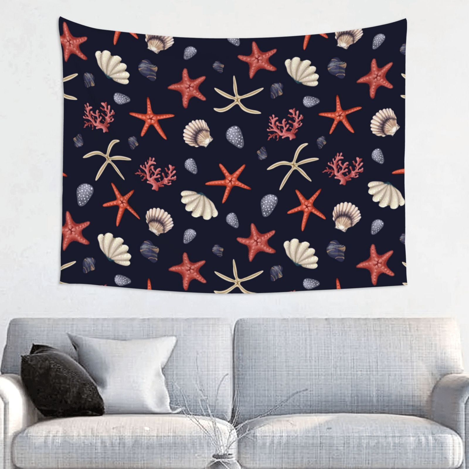 Conch Shells Print No.9049 Tapestry Home Decor Tapestry Wall Hanging ...